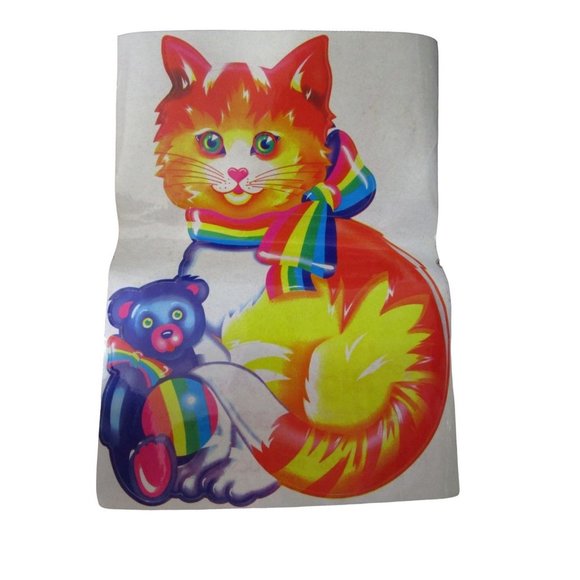 Lisa Frank | Office | Jumbo Lisa Frank Cat Teddy Bear Ball Vintage 984 ...
